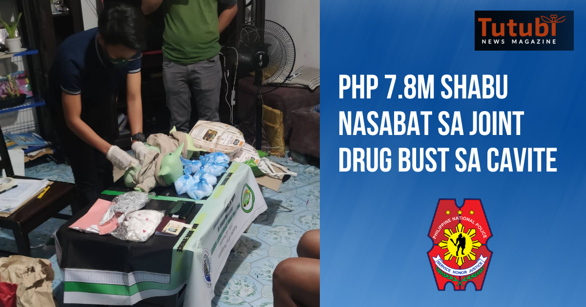 PhP 7.8M nasabat sa joint drug bust sa Cavite - Tutubi News
