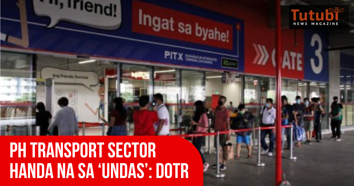 DOTr: PH transport sector handa na sa ‘Undas’ - Tutubi News