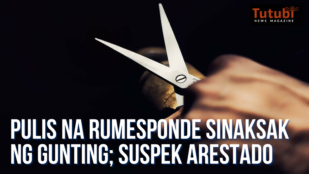 Pulis na rumesponde sinaksak ng gunting; suspek arestado - Tutubi News