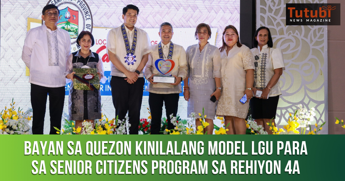 Bayan sa Quezon kinilalang model LGU para sa senior citizens program sa ...