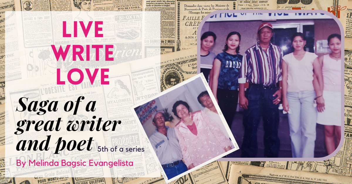 The saga of a great writer and poet - Tutubi News