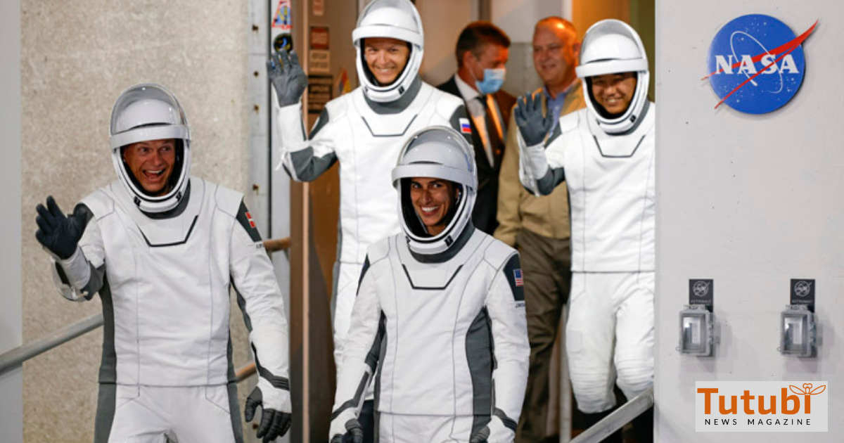 Multinational astronaut team blasts off to the International Space ...