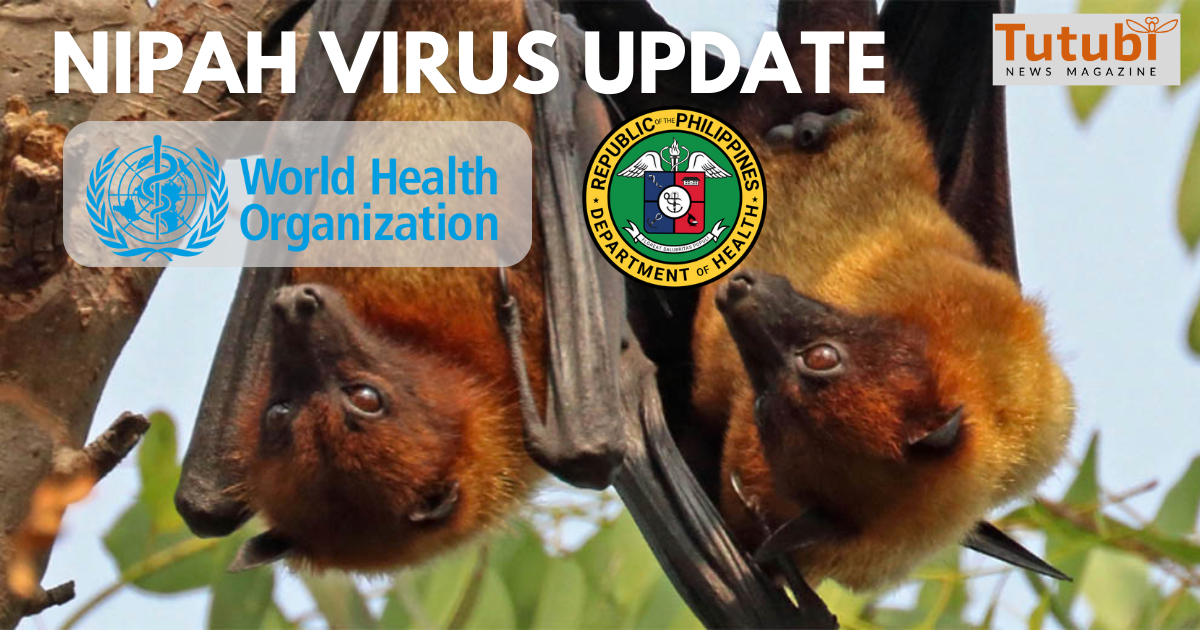 DOH: Nipah virus hindi kakalat na kasing bilis ng COVID - Tutubi News