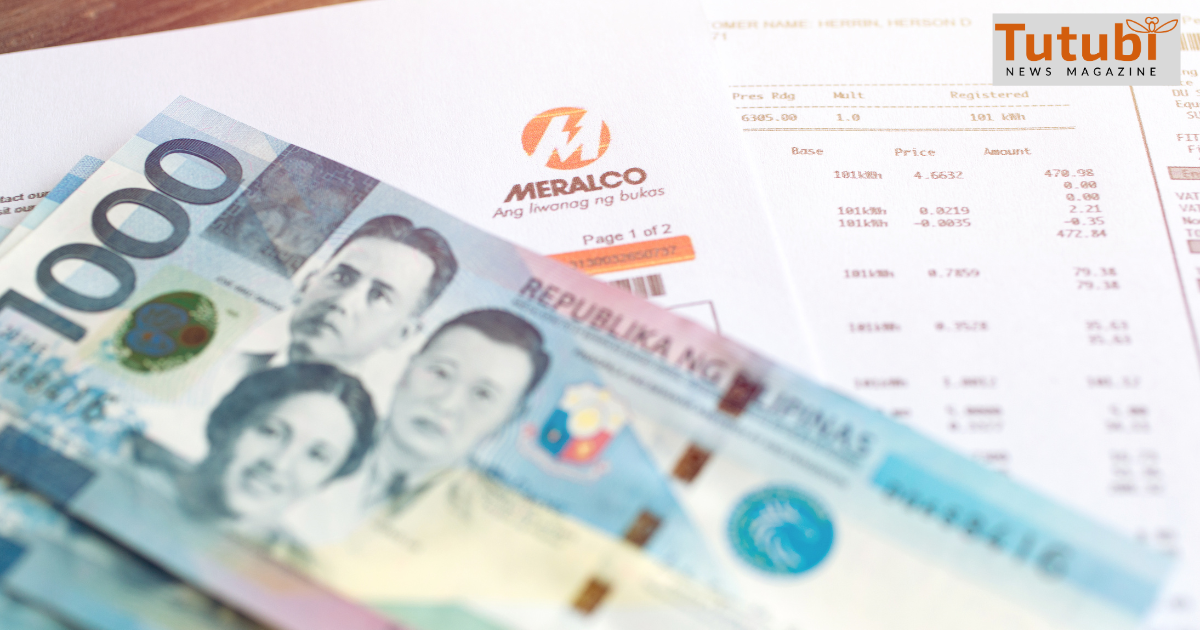 Meralco, may bawas-singil sa kuryente ngayong Disyembre - Tutubi News