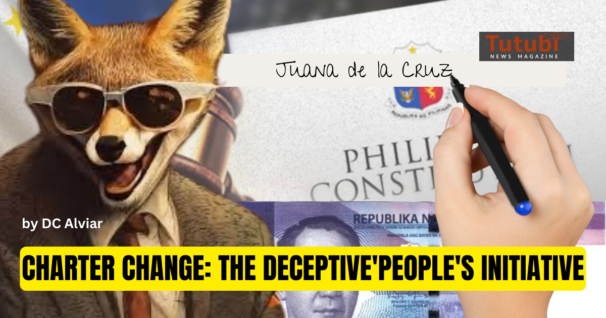 Now we're talking about charter change? ‘People’s Initiative’ is ...