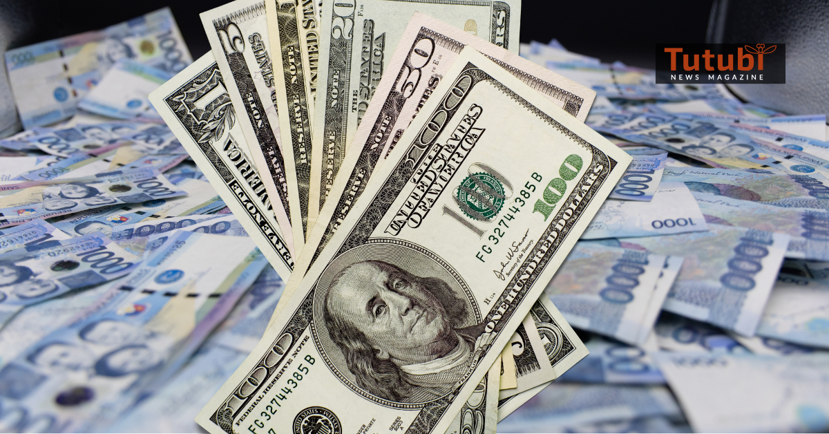 Halaga ng piso bumagsak laban sa US dollar, P57:$1 - Tutubi News