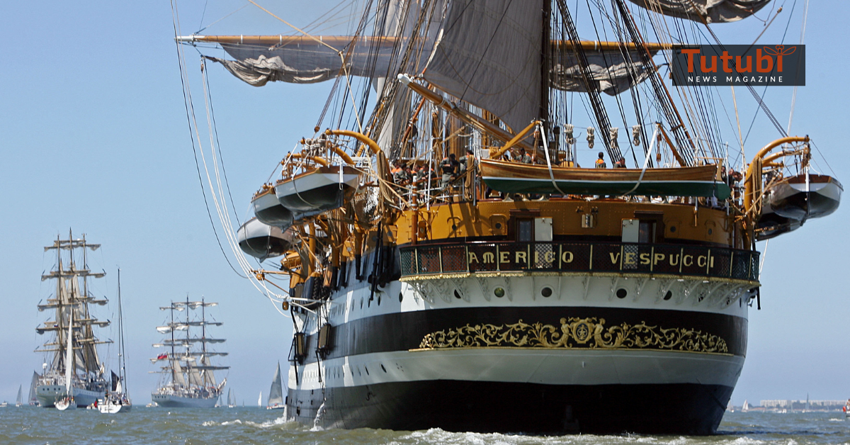 Historic tall ship “Amerigo Vespucci” showcases Italian heritage on ...