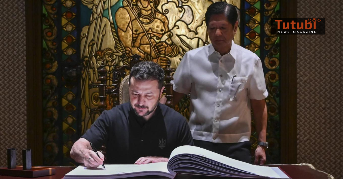 Zelenskyy visits Manila to rally support for peace summit saying China ...