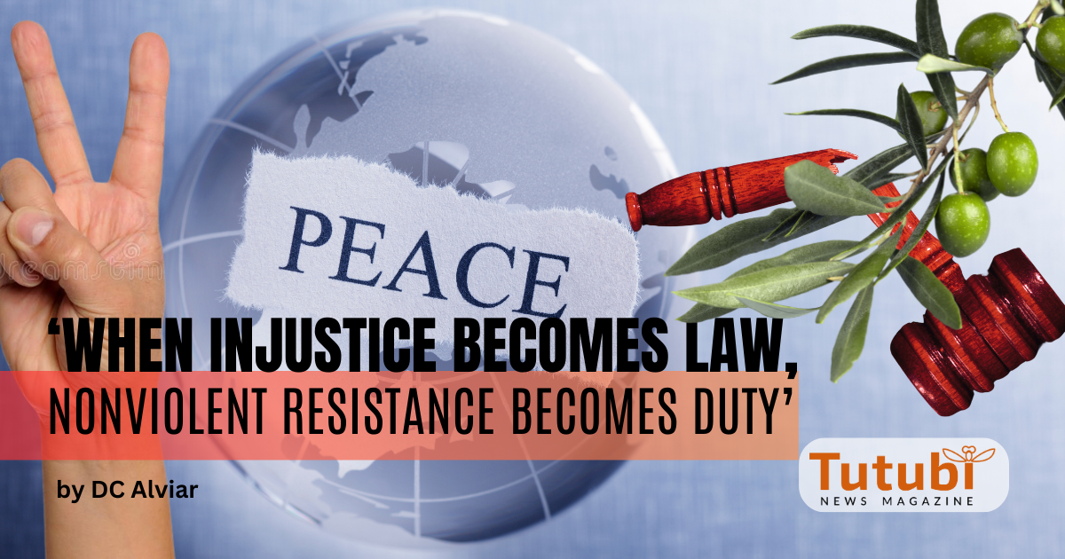 ‘When injustice becomes law, nonviolent resistance becomes duty ...