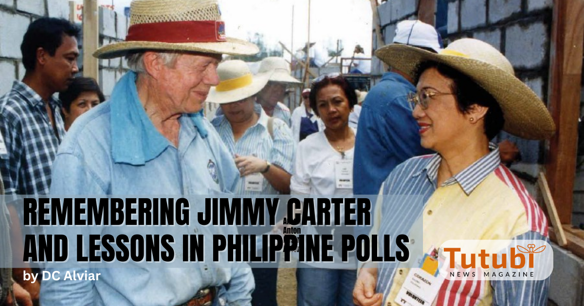Remembering Jimmy Carter and lessons in Philippine polls - Tutubi News ...