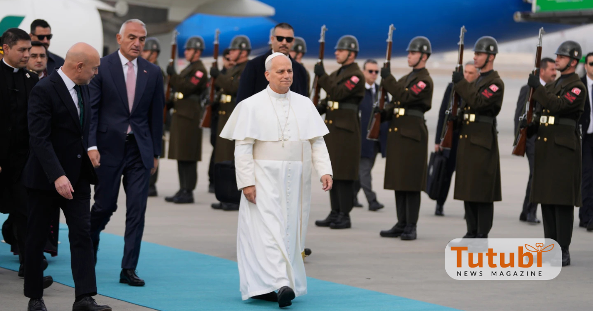 Pope Leo XIV urges Turkey to promote peace and stability on first ...