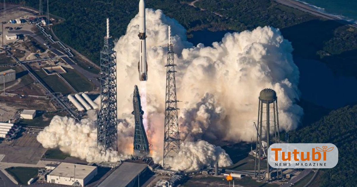 Blue Origin launches New Glenn rocket carrying twin NASA Mars ...