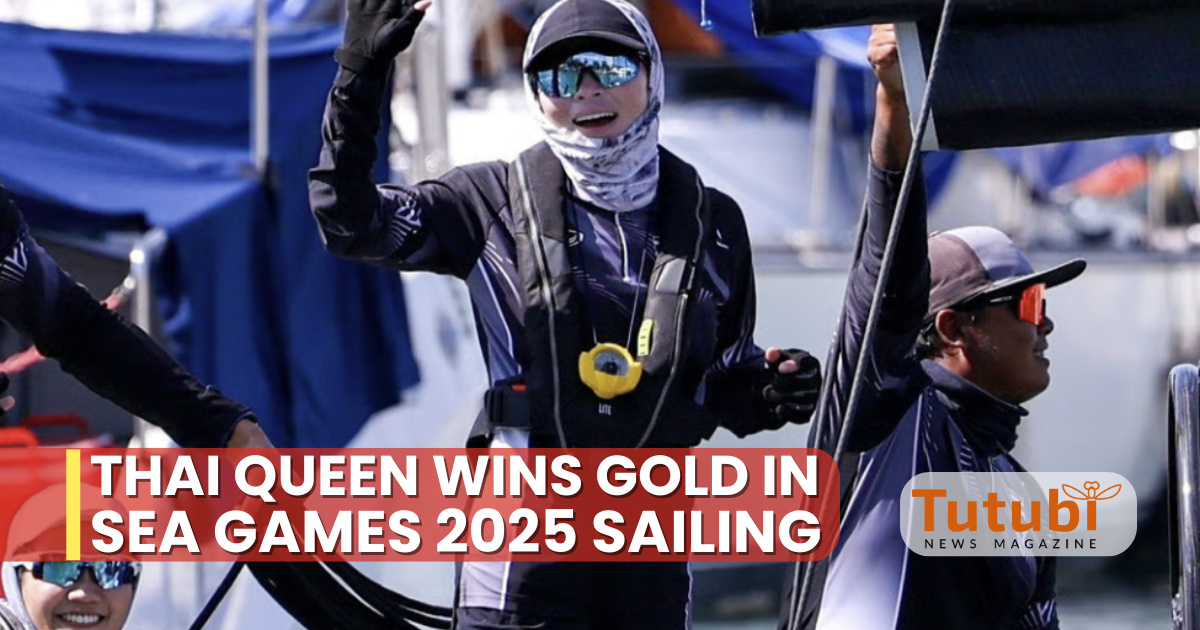 Thai Queen Suthida wins gold in SEA Games 2025 sailing - Tutubi News