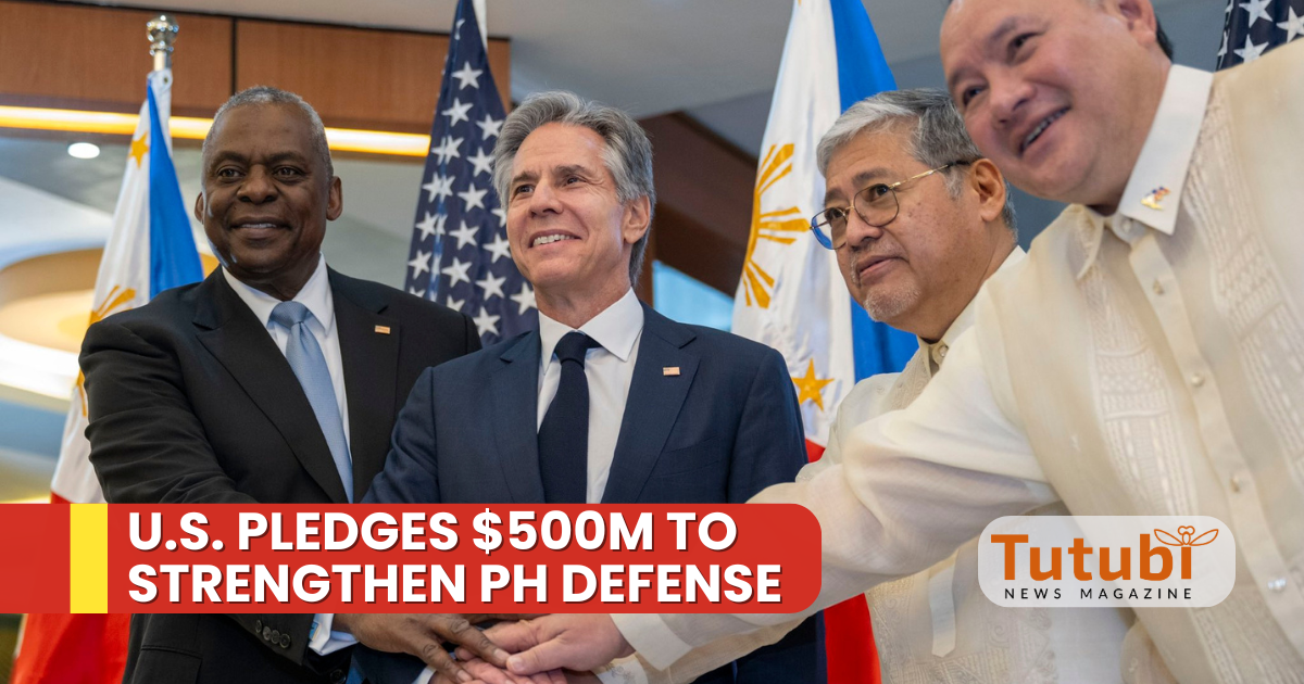 $500M U.S. military funding pledged to strengthen PH defense - Tutubi News