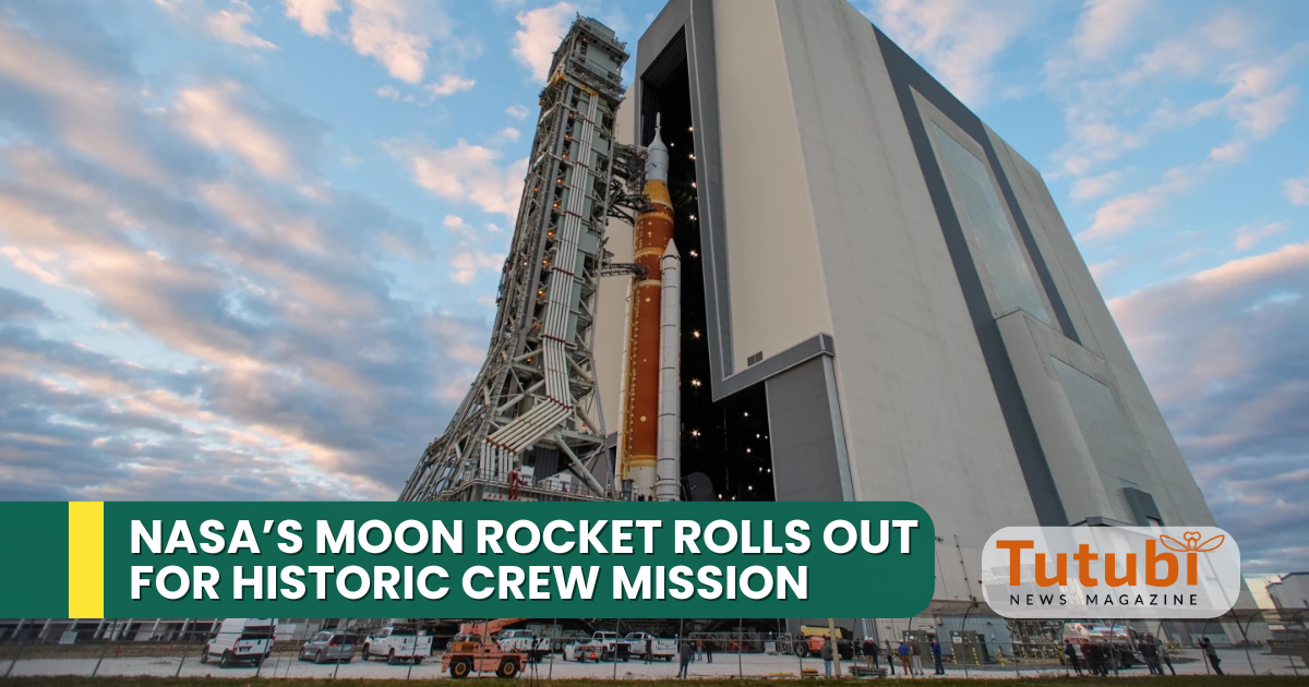 NASA’s moon rocket moves to launch pad ahead of crew mission - Tutubi News