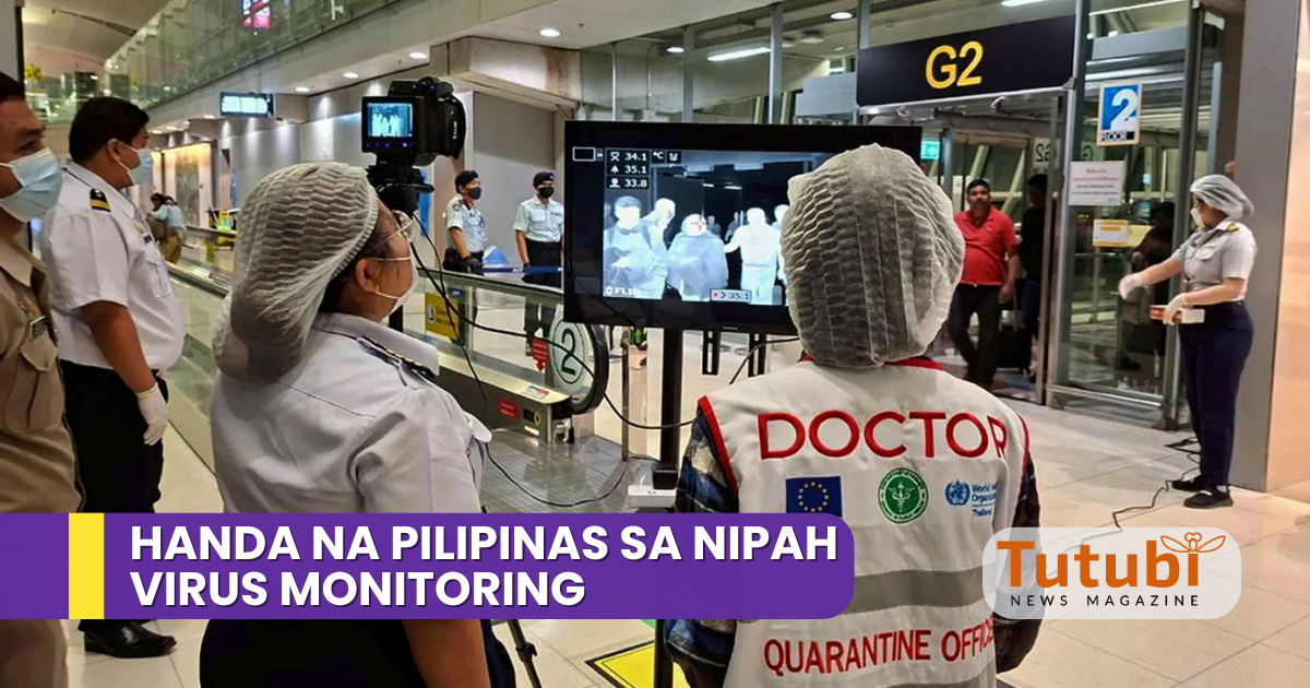 Handa na ang bansa sa testing at monitoring ng Nipah virus matapos ang ...