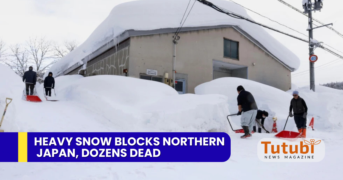 Heavy snow in northern Japan causes road closures and dozens of deaths ...