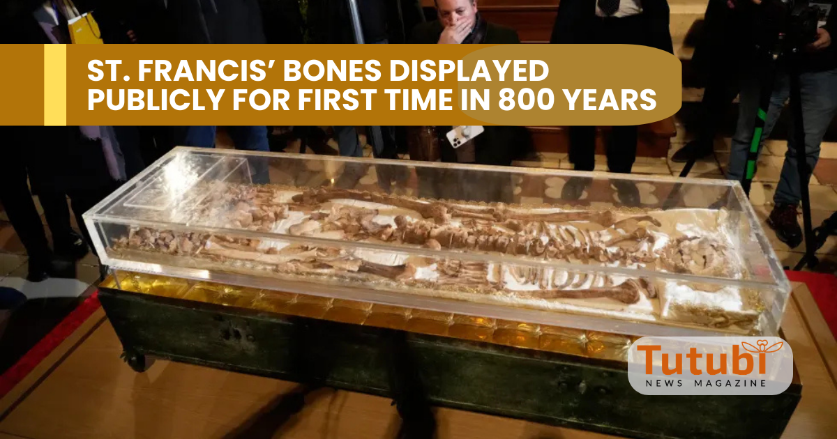 Bones of St. Francis go on public display in Assisi - Tutubi News