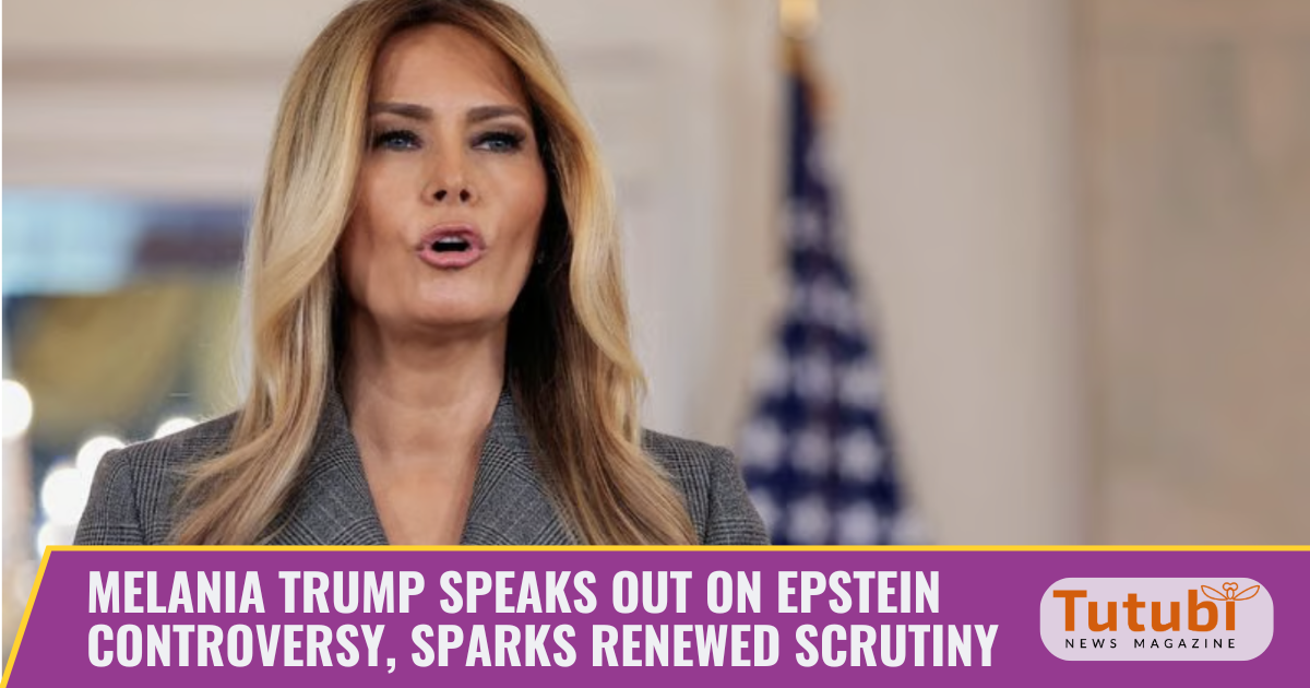 Melania Trump addresses Epstein controversy, drawing renewed attention ...