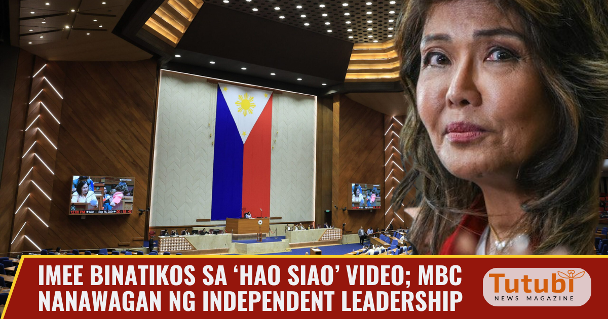 Imee Marcos binatikos sa ‘hao siao’ video; MBC nanawagan ng ...