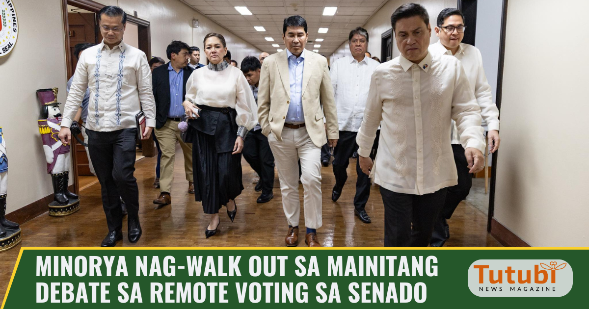 Minorya nag-walk out sa mainitang debate sa panukalang remote voting sa ...