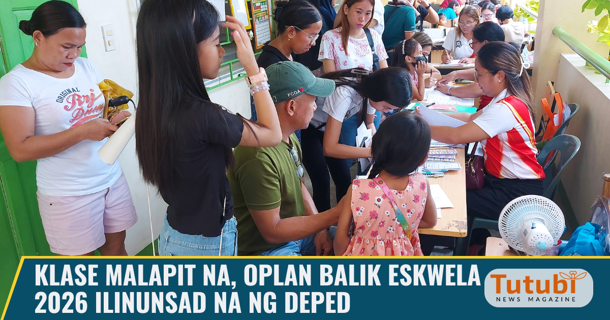 Oplan Balik Eskwela inilunsad ng DepEd para sa pagbubukas ng SY 2026 ...